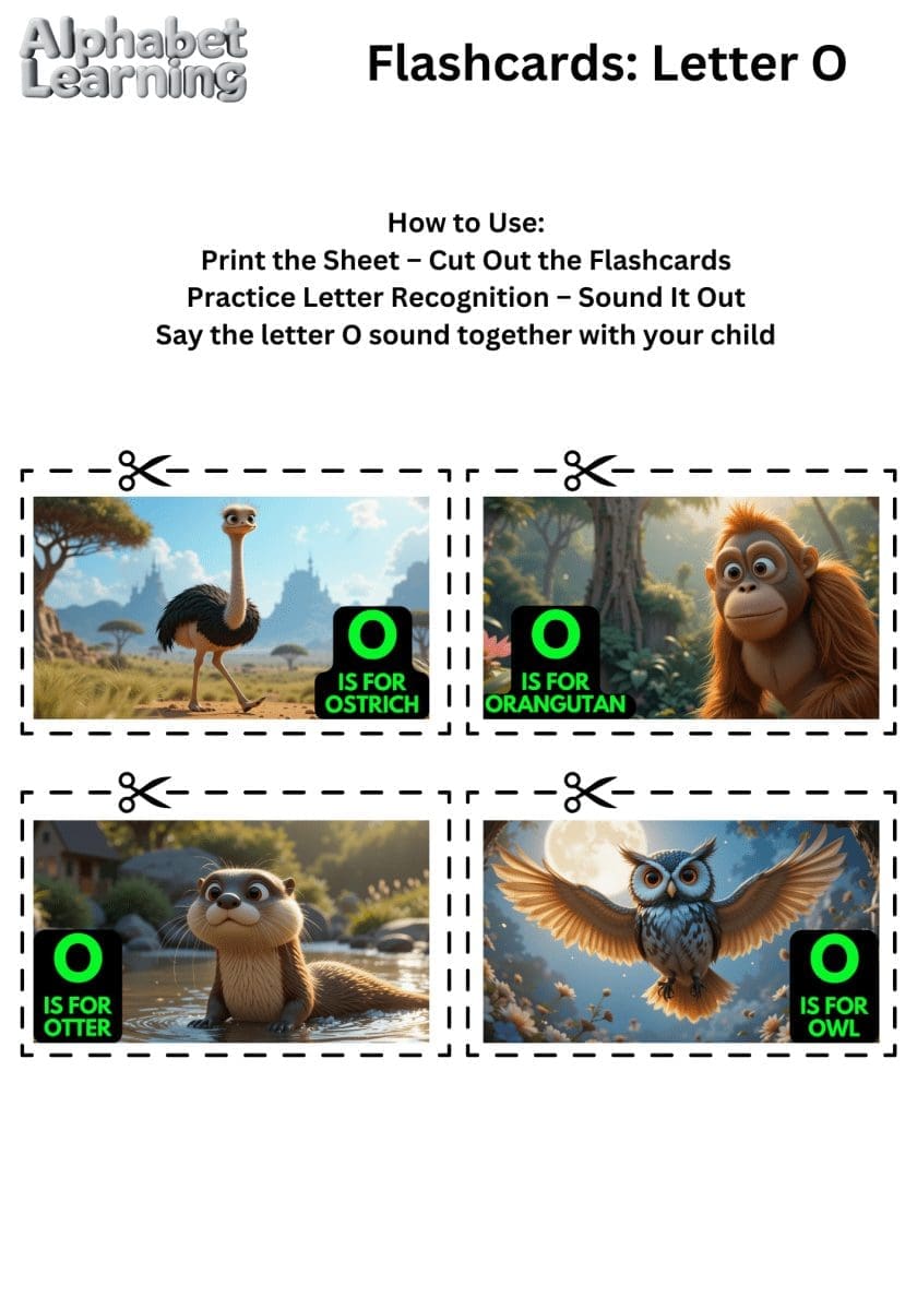 The Letter O | Alphabet Learning