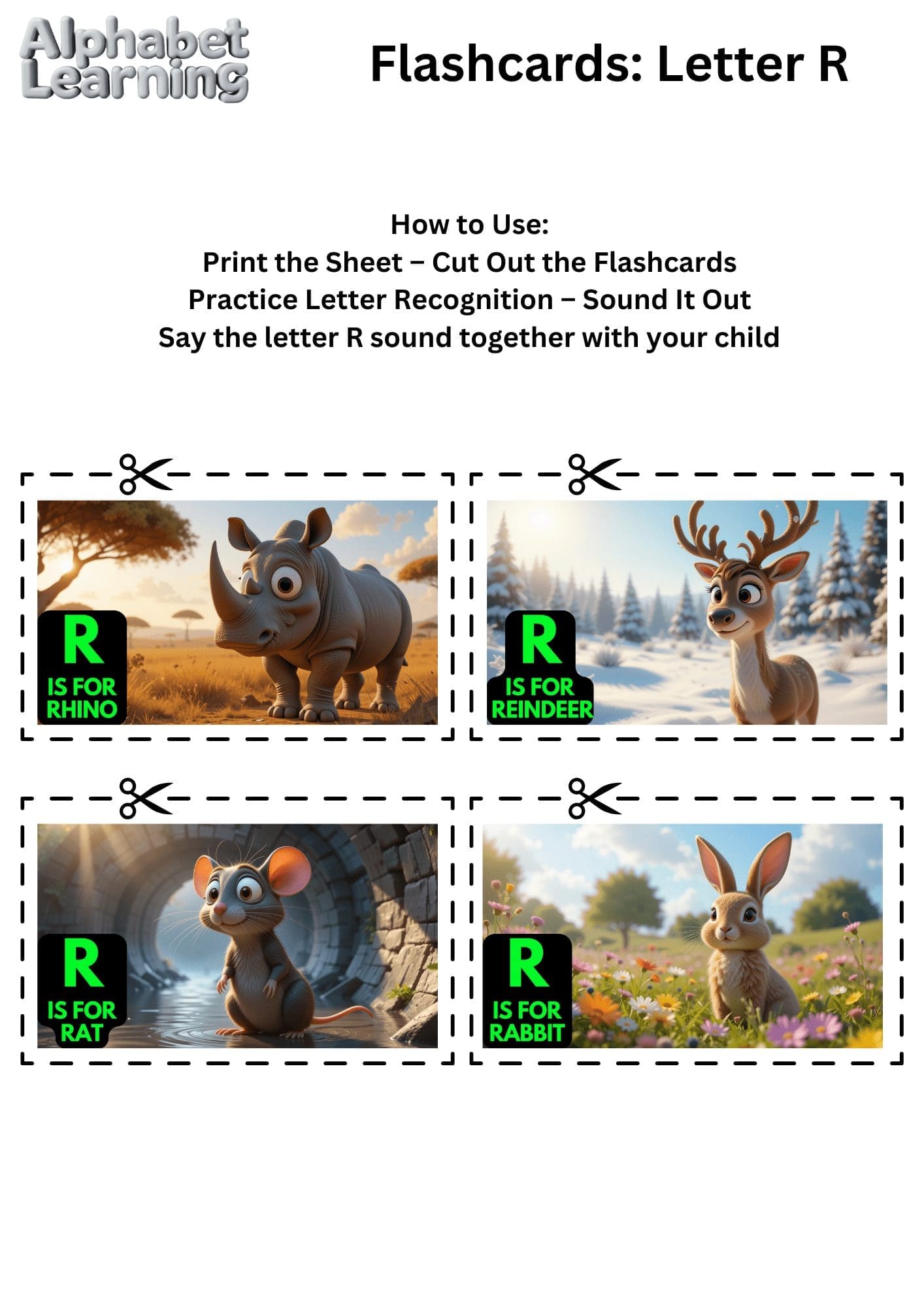 The Letter R | Alphabet Learning
