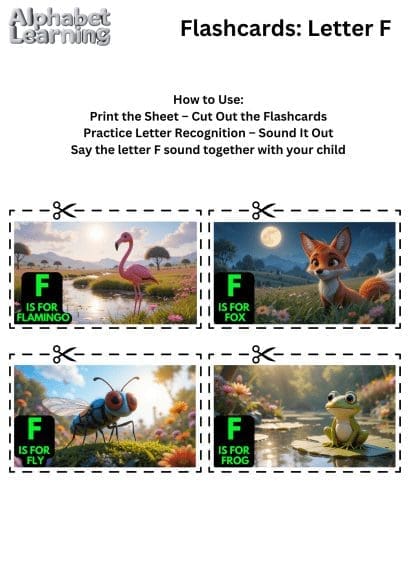 The Letter F | Alphabet Learning