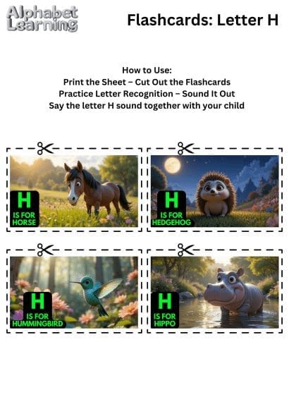The Letter H | Alphabet Learning
