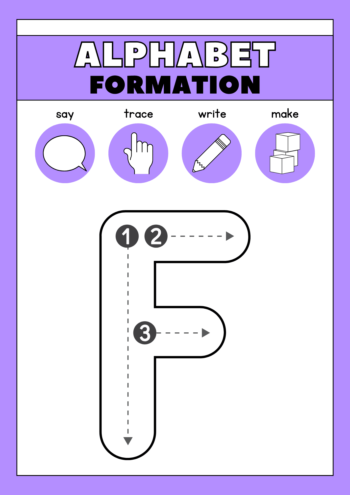 The Letter F – Alphabet Learning