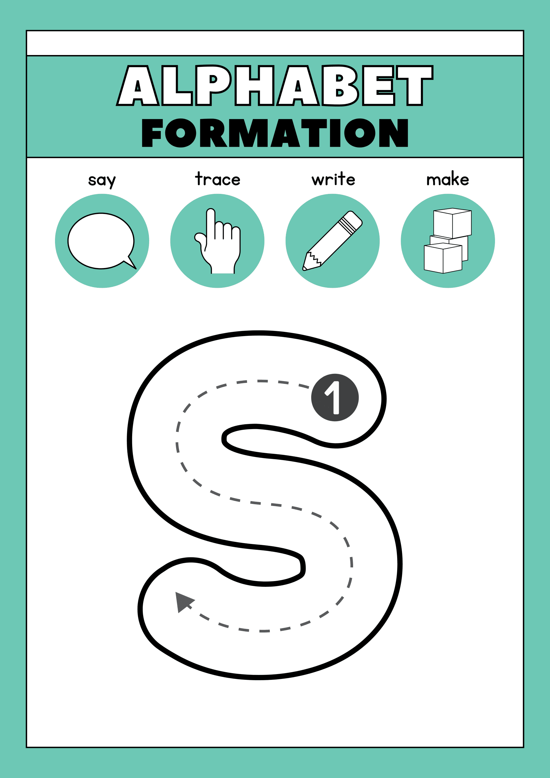 The Letter S – Alphabet Learning