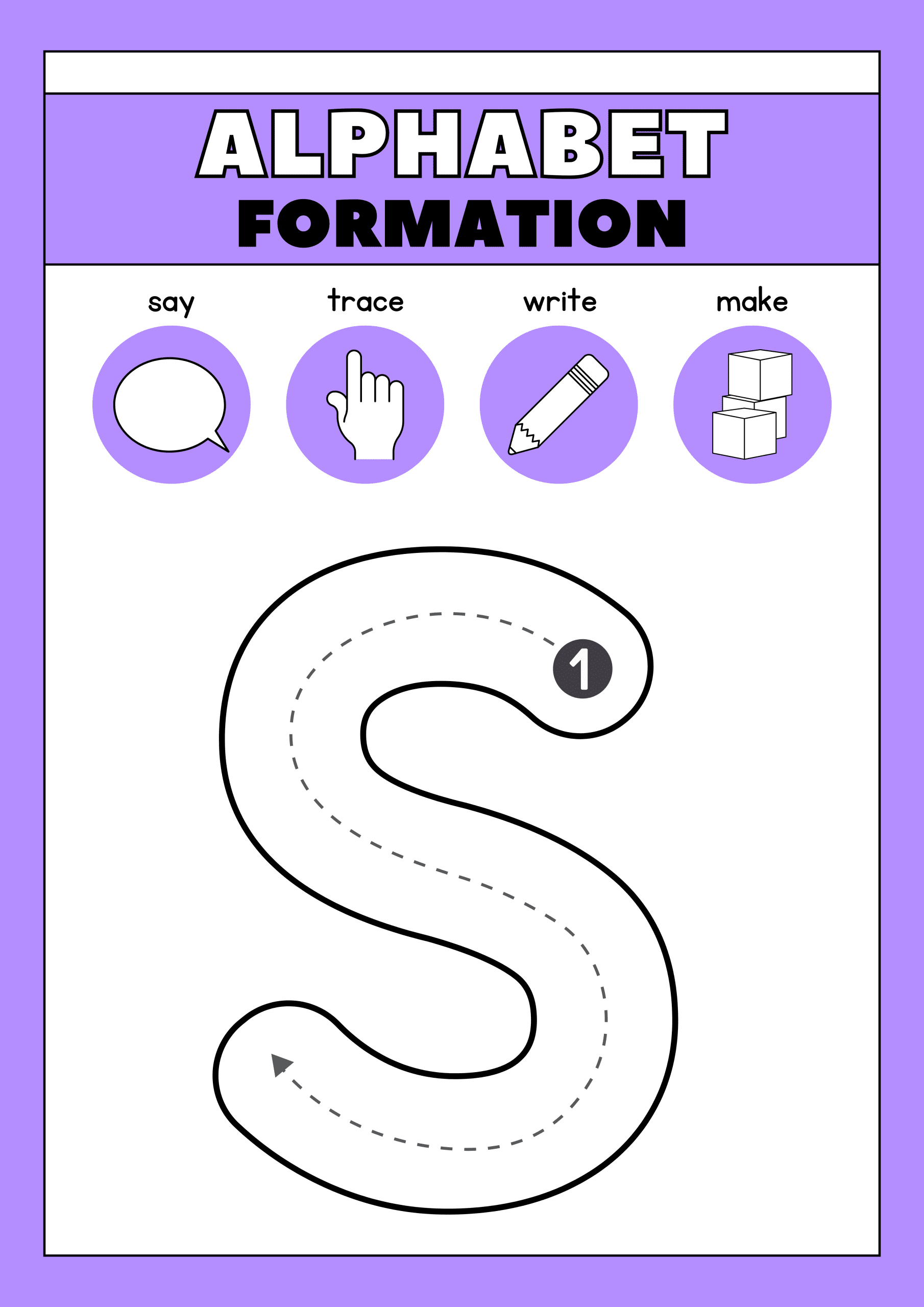 The Letter S – Alphabet Learning